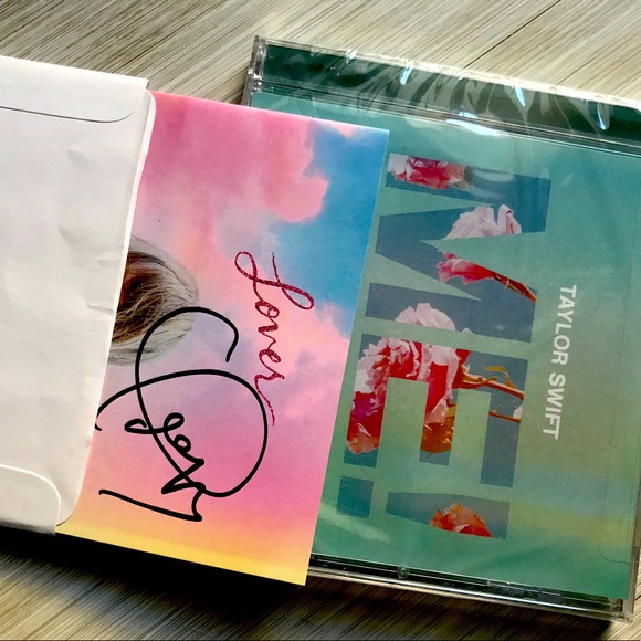 Taylor Swift | Other | Authentic Signed Taylor Swift Lover Album | Poshmark